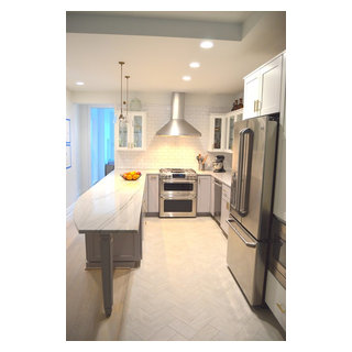 NW DC Row House Kitchen Restoration - Transitional - Kitchen - DC Metro ...