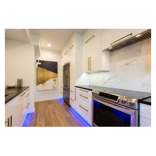 Oaklawn Galley Kitchen - Contemporary - Kitchen - Dallas - by Sardone ...