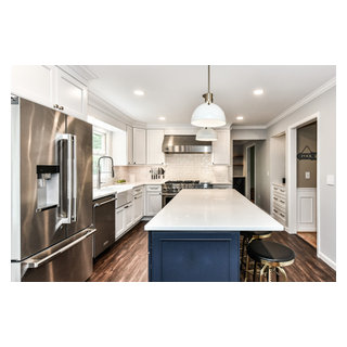 Oakton Transitional Kitchen, Butler's Pantry & Powder Room ...