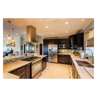 Oceanside Spanish Revival - Transitional - Kitchen - San Diego - by DZN ...