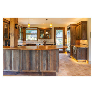 Off the Grid Custom - Rustic - Kitchen - Seattle - by Timberwood ...