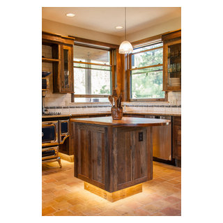 Off the Grid Custom - Rustic - Kitchen - Seattle - by Timberwood ...