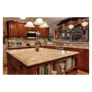 Omega Full Access Lynnville Nutmeg Rustic Alder - Traditional - Kitchen ...
