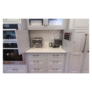 Omega, Renner, Maple (Custom Sherwin Williams color: Morning Fog ...