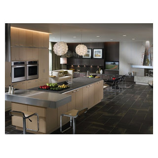 Open Concept Kitchen - Modern - Kitchen - Houston - by Cabinets ...