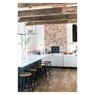 Open Concept Kitchen/Living - Farmhouse - Kitchen - Boston - by ATA ...