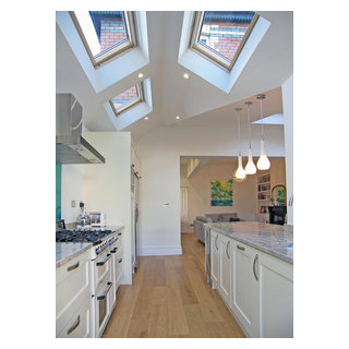 Open plan extension with office corner - Contemporary - Kitchen - Other ...