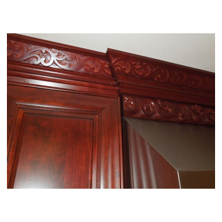 Ornate "Baroque" molding. - Traditional - Kitchen - Boston - by ...