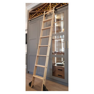 Our rolling and hook-over ladders - Traditional - Kitchen - London - by ...