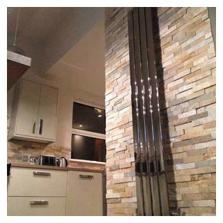 Oyster Split Face Mosaic Tiles - Contemporary - Kitchen - Other - by ...