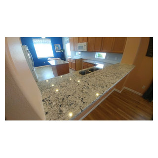 "Pacific Salt" Quartz Countertops - Kitchen - Seattle - by Tops Solid ...