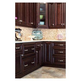 Palm Beach Dark Chocolate Kitchen Cabinets - Traditional - Kitchen ...