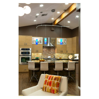 Palm Springs Kitchen & Great Room Remodel - Midcentury - Kitchen ...