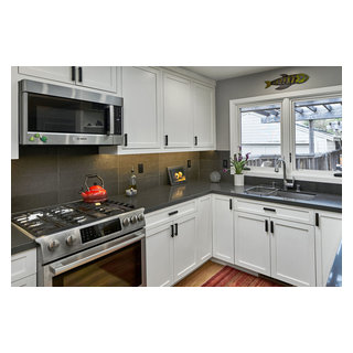 Palo Alto Kitchen + Master & Guest Bath - Transitional - Kitchen - San ...