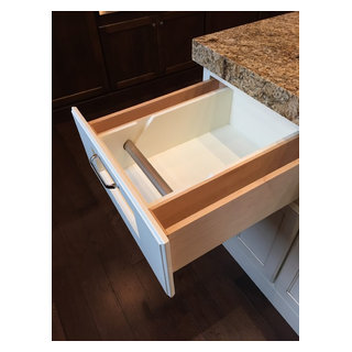 Paper Towel Drawer (Open) - Transitional - Kitchen - Austin - by User ...