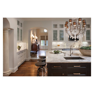 Pasadena Transitional Style Italian Revival Kitchen - Mediterranean ...