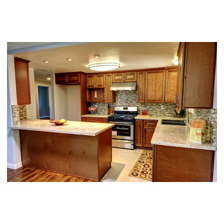 Pecan Rope Kitchen Cabinets - Victorian - Kitchen - Los Angeles - by ...