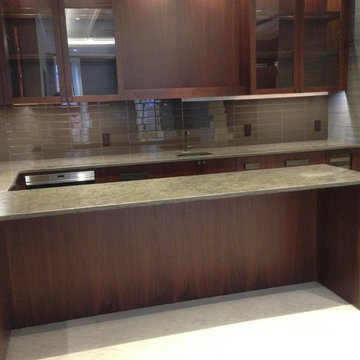 Mitered Waterfall Edge - Photos & Ideas | Houzz