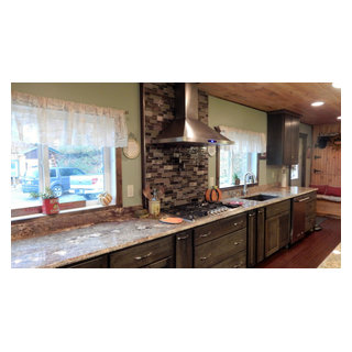 Pennsylvania Hunting Cabin Remodel - Transitional - Kitchen - New York ...