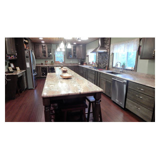 Pennsylvania Hunting Cabin Remodel - Transitional - Kitchen - New York ...