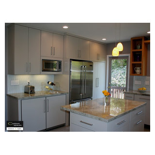 perfect grey and rift cut white oak - Traditional - Kitchen - San ...