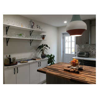 Philadelphia - Row home transformation - Modern - Kitchen ...