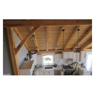 Pine & Cedar Timber Frame - Kitchen - Other - by TimberhArt Woodworks ...