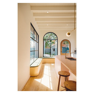 Plaster Fun House - Contemporary - Kitchen - Adelaide - by Sans-Arc ...