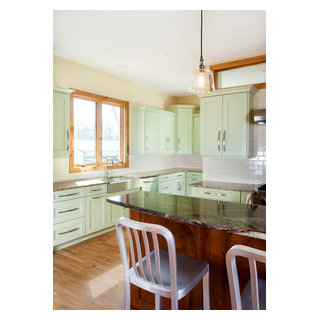 Prairie Style Contemporary Kitchen - Transitional - Kitchen - Charlotte ...