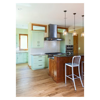 Prairie Style Contemporary Kitchen - Craftsman - Kitchen - Charlotte ...