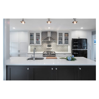 Prairie Village Retro Kitchen - Transitional - Kitchen - Kansas City ...