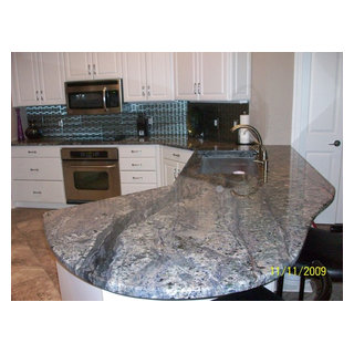 Precision Granite Completed - Traditional - Kitchen - Atlanta - by ...