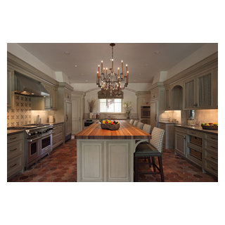Preserved Oak Tree Residence - Mediterranean - Kitchen - Houston - by ...