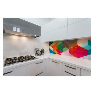 Printed Glass Splashbacks - Contemporary - Kitchen - Auckland - by ...