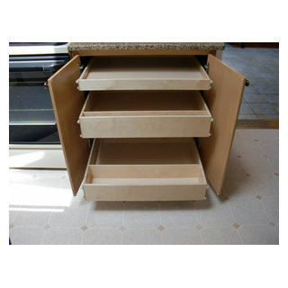 Pull Out Shelves with Dividers - Traditional - Kitchen - Columbus - by ...