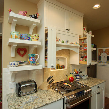 Open Shelves Above Stove - Photos & Ideas | Houzz