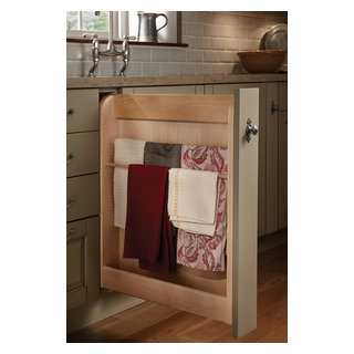 Pull-Out Towel Rack - Traditional - Kitchen - Other - by Wood-Mode Fine ...
