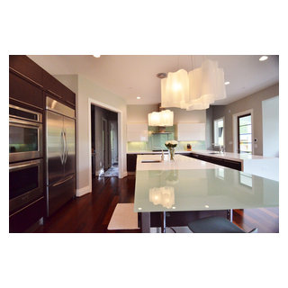 Pure White Caesarstone - Contemporary - Kitchen - New York - by Italian ...