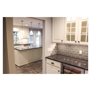 Quaint Kitchen Remodel - Farmhouse - Kitchen - New York - by Baine ...