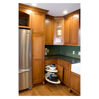 Quarter Sawn Inset Oak Kitchen - Craftsman - Kitchen - Other - by Mauk ...