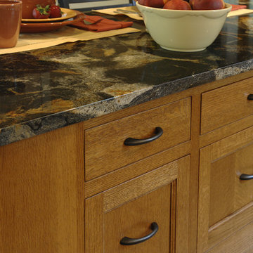 Quarter Sawn Oak Kitchen Cabinets - Photos & Ideas | Houzz