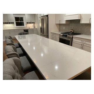 Quartz by Compac Unique Arabescato - Transitional - Kitchen - Boston ...
