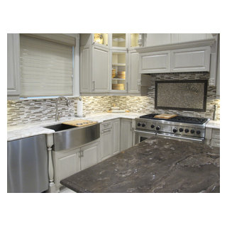Quartzite Kitchen Countertops - Clásico renovado - Cocina - Nueva ...