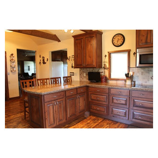 Ranch Makeover in the Midwest - Rustic - Kitchen - Kansas City - by ...