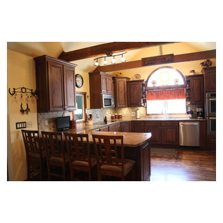 Ranch Makeover in the Midwest - Rustic - Kitchen - Kansas City - by ...