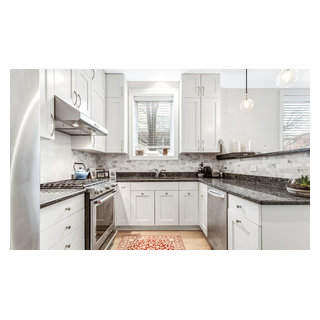 Ranch Triangle Chicago Renovation - Contemporary - Kitchen - Chicago ...