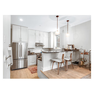 Ranch Triangle Chicago Renovation: Kitchen and Breakfast Bar ...