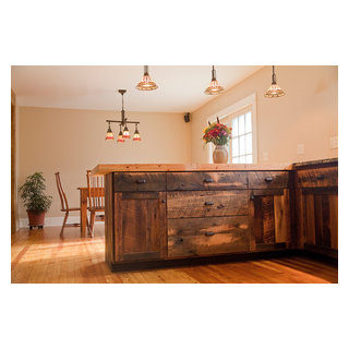Reclaimed oak Barnwood Cabinets - Rustic - Kitchen - Other - by ...