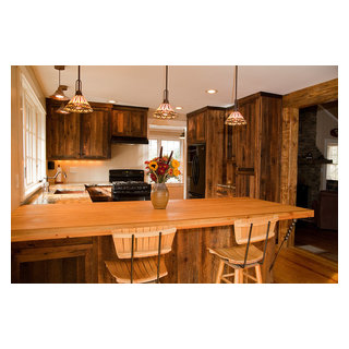 Reclaimed oak Barnwood Cabinets - Rustic - Kitchen - Other - by ...