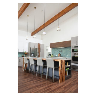 Redstart Residence - Midcentury - Kitchen - Houston - by Arc Three ...